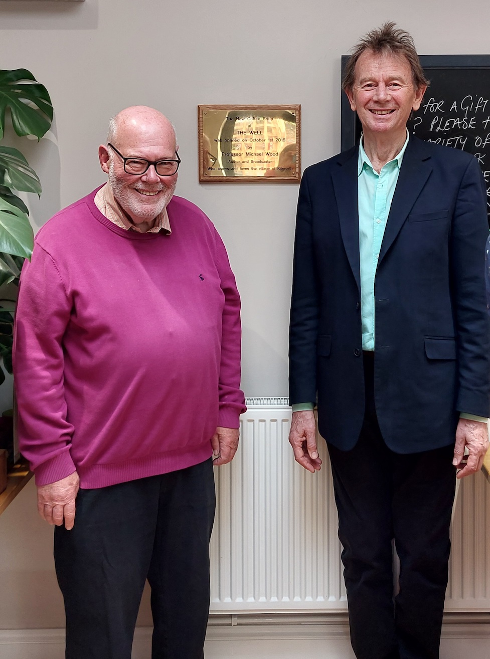 Michael Wood visits The Well - Kibworth & District Chronicle